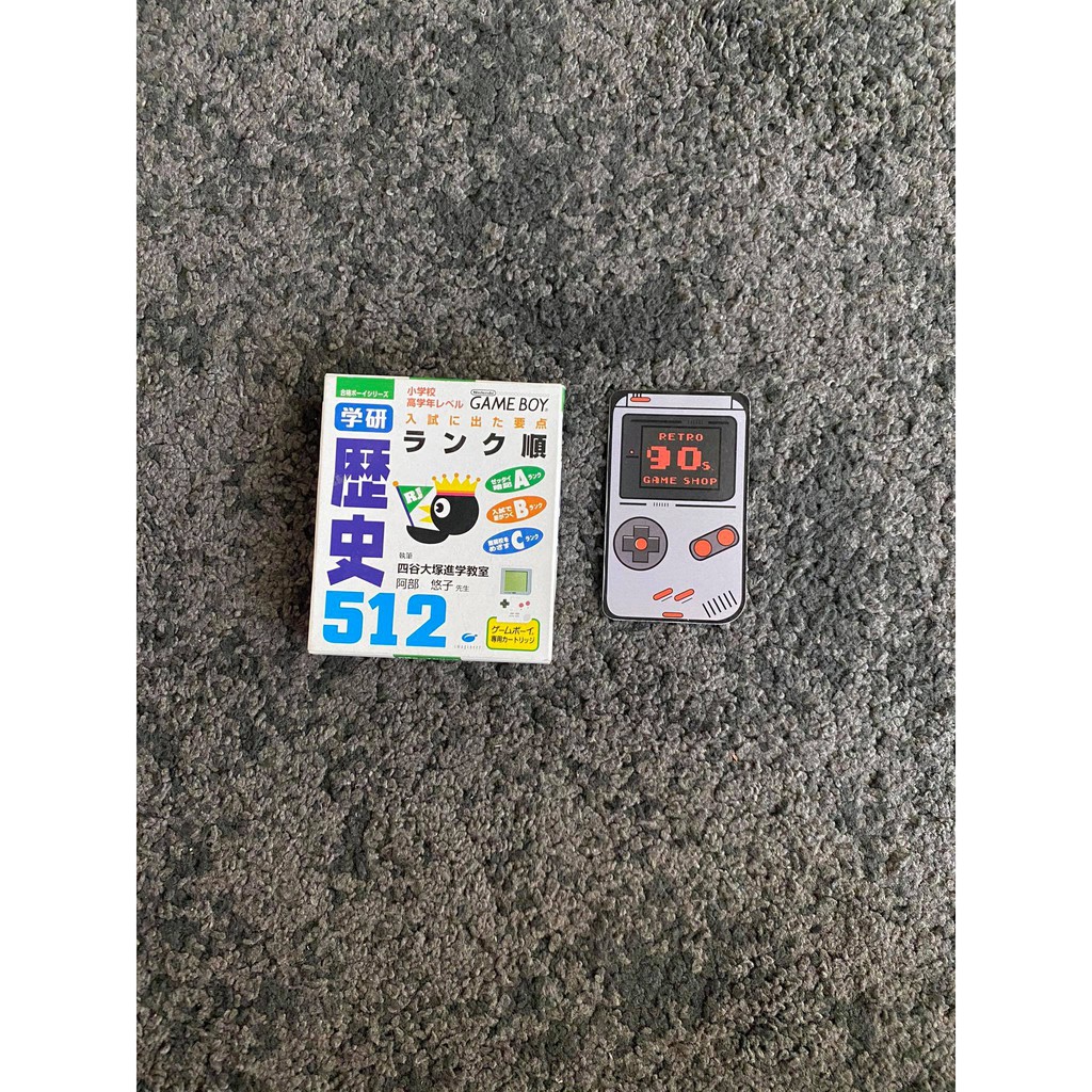 NINTENDO CARTRIDGE GOUKAKU BOY SERIES GAKKEN REKISHI 512 JAPAN BOX / FOR GAMEBOY | Shopee Thailand