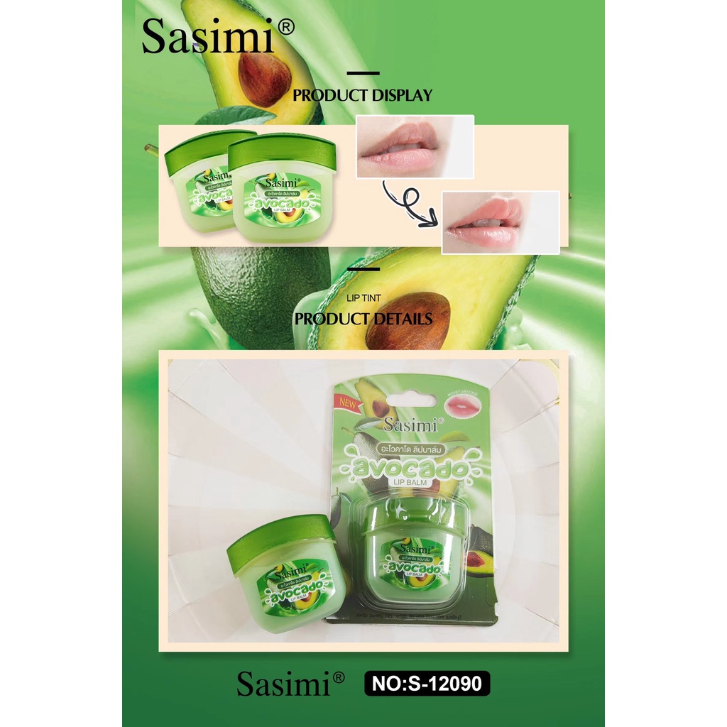 SASIMI LIP BALM ลิปบาล์มบำรุงริมฝีปาก ให้นุ่ม ชุ่มชื้น | Shopee Thailand