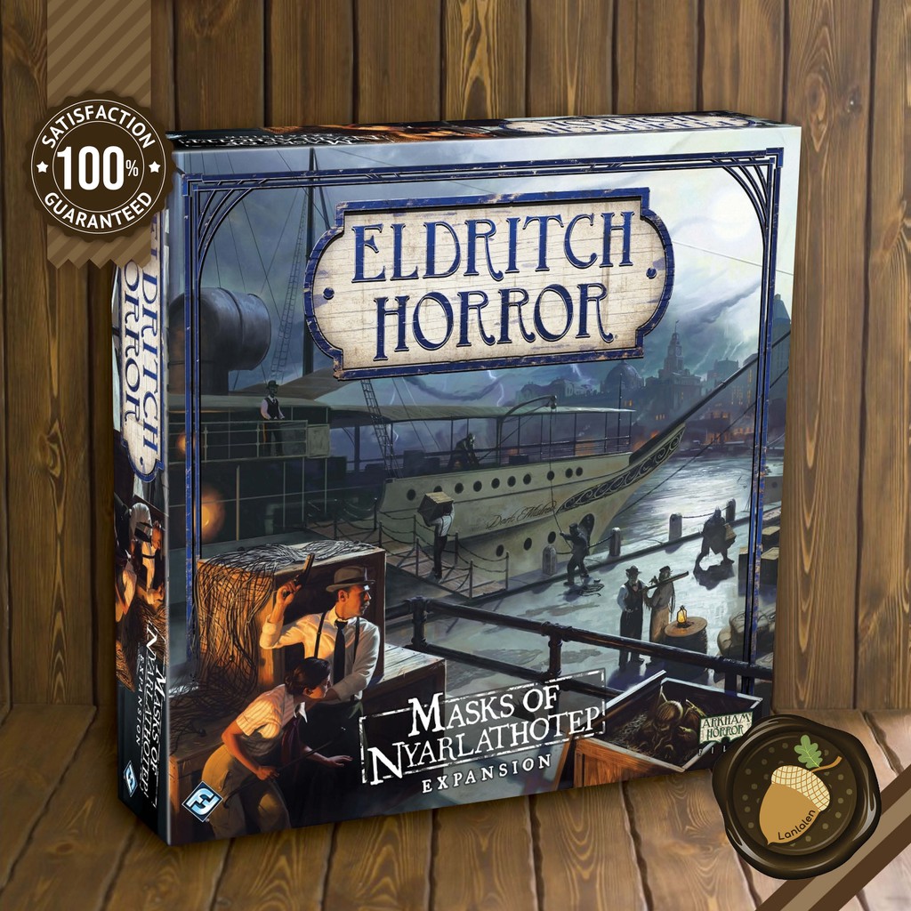 Eldritch Horror Masks Of Nyarlathotep บอร์ดเกม คู่มือภาษาอังกฤษ