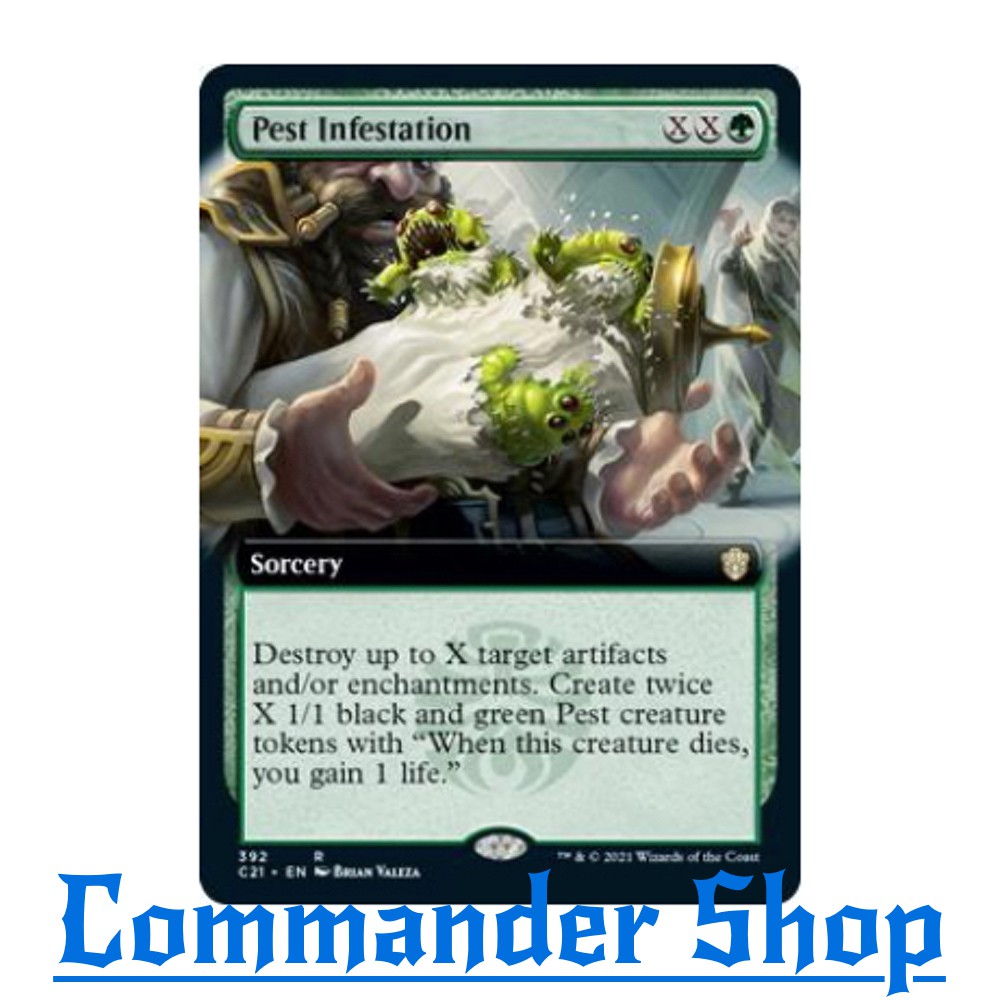 Pest Infestation (Sorcery) Green การ์ด Magic The Gathering (MTG ...