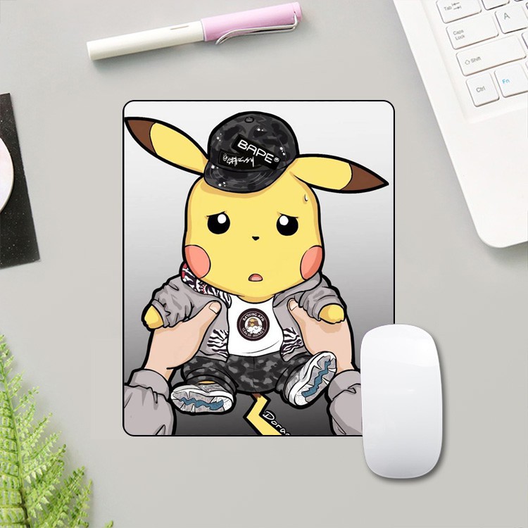 pikachu Mouse pad Computer Accessories Mouse pad Pokemon | Shopee Thailand