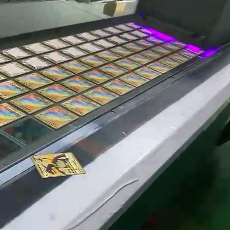 Pokemon Gold Card Metal Card Game Anime Battle Pokemon Gold HP English ...