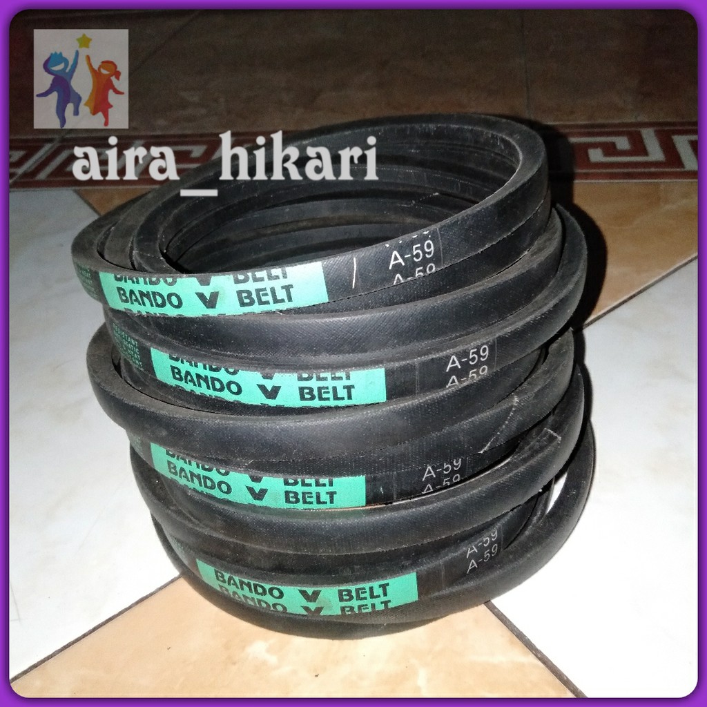 Bando A 59 V Belt / Fan Belt / Fan Strap / Pulley Strap | Shopee Thailand