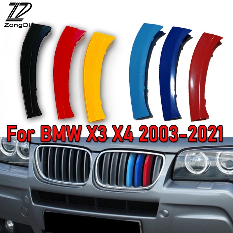 แถบ 3 สี กระจังหน้า BMW X3 F25 G01 G08 F97 E83 X4 F26 G02 F98 | Shopee ...