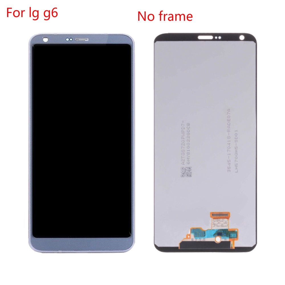 จอแสดงผล LCD สําหรับ LG G6 H870 H873 VS998 จอแสดงผล LCD Touch Screen Digitizer แผงกระจกเซนเซอร์ ...