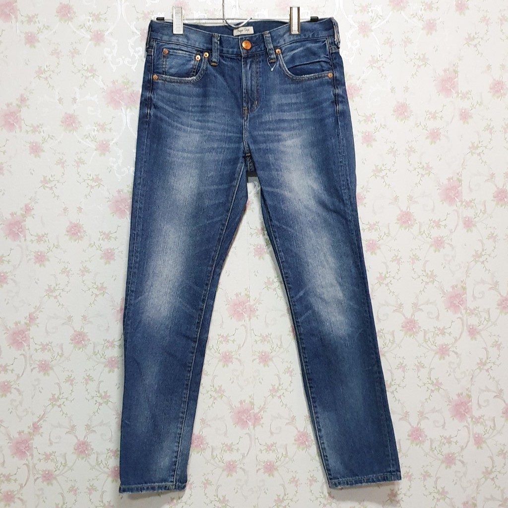 กางเกงยีนส์มือสอง แบรนด์ญี่ปุ่นเอวต่ำไซด์: M Brand : Sugar Dept (J-179 ...