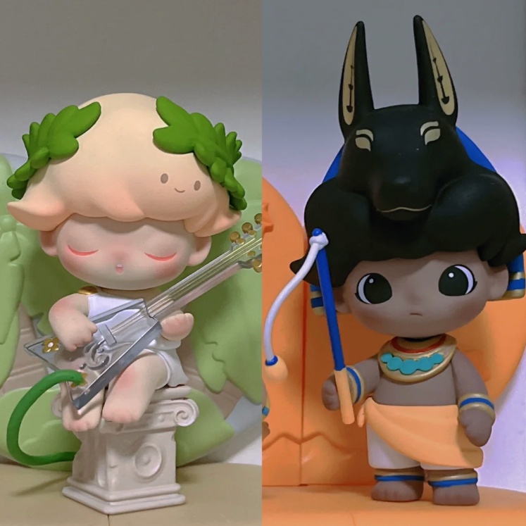 【ของแท้】POPMART Dimoo Time Roaming Series กล่องสุ่ม ตุ๊กตาฟิกเกอร์ ...