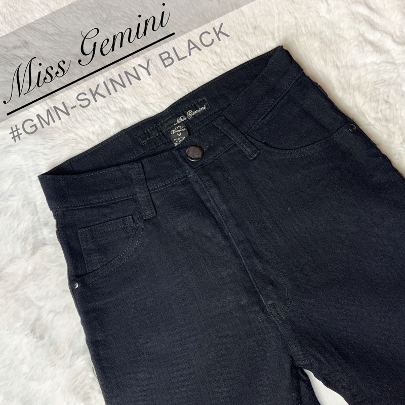 กางเกงยีนส์ยืดเอวสูง Miss Gemini | Shopee Thailand