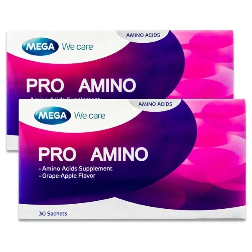 Mega We Care Pro Amino สร้างโกรทฮอร์โมน ช่วยเสริมความสูง (30 ซอง) x 2 กล่อง | Shopee Thailand