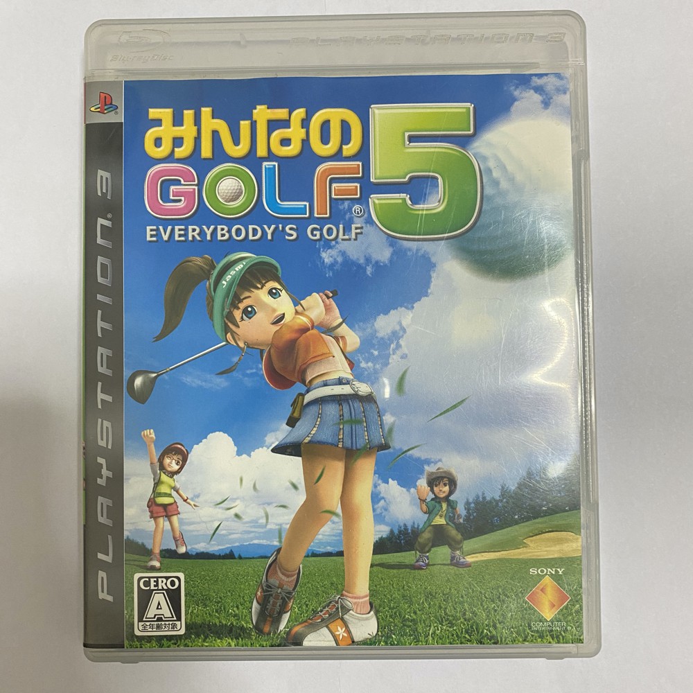 Everybody's Golf 5 แผ่นเกม PS3 มือสอง โซน 2 (ญี่ปุ่น) ภาษา ญี่ปุ่น ...