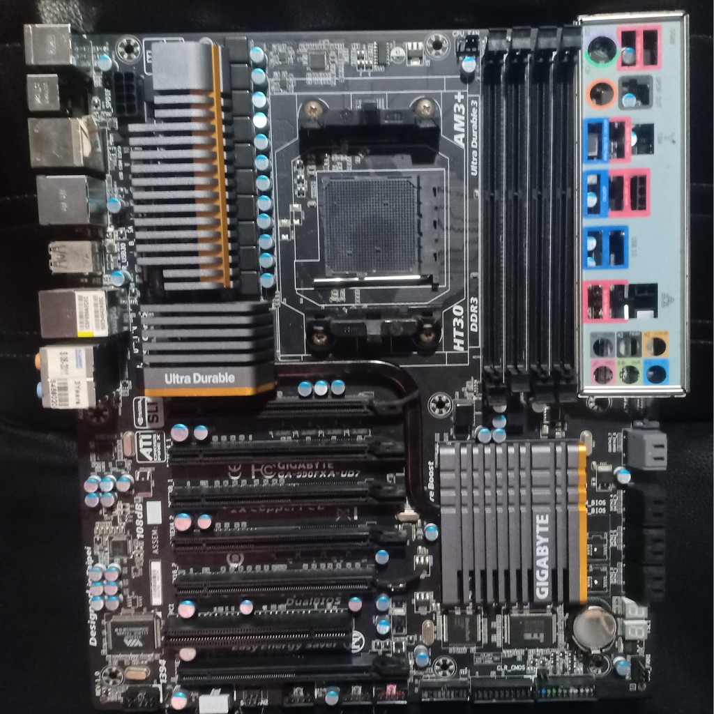 MAINBOARD (เมนบอร์ด) AM3+ GIGABYTE GA-990FXA-UD7 มือ2 บอร์ดใหญ่ สภาพดี ...