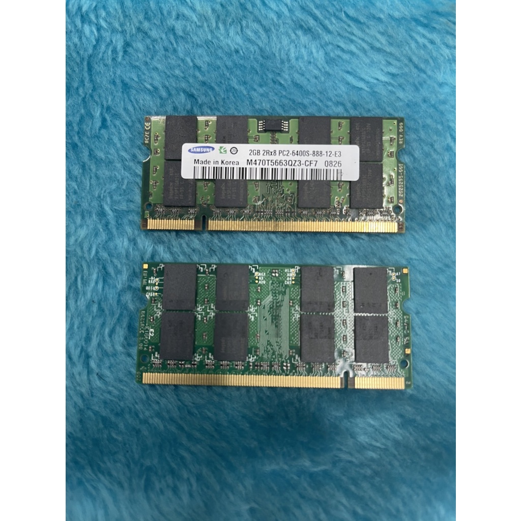 RAM For Notebook DDR2 2 GB BUS 667/800 คละรุ่นคละยี่ห้อ แรม 2 GB บัส ...