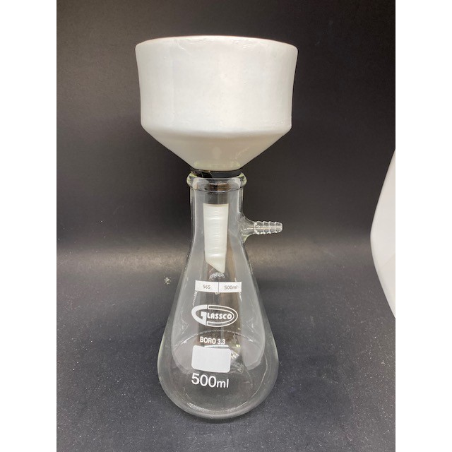 ชุดกรอง Buchner Funnel Suction Flask แหวนยางรองกรวย พร้อมใช้งาน ...