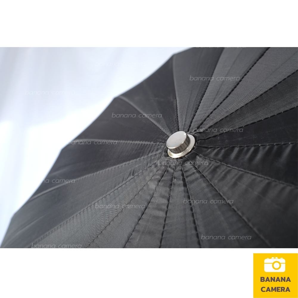 ร่มสะท้อนสีดำ ร่มแฟลชถ่ายภาพ ขนาด 60 นิ้ว ประมาณ 150 CM Banana Camera ...