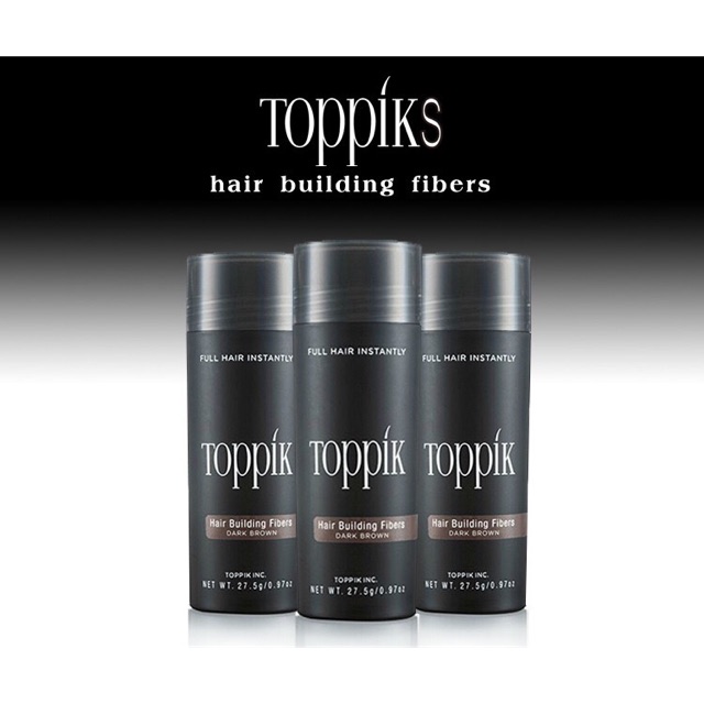 Toppik Hair Fiber Powder ผงไฟเบอร์ปกปิดผมบาง | Shopee Thailand