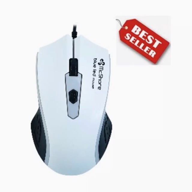 Mcshore เม้าส์ Optical Mouse OM190 W | Shopee Thailand