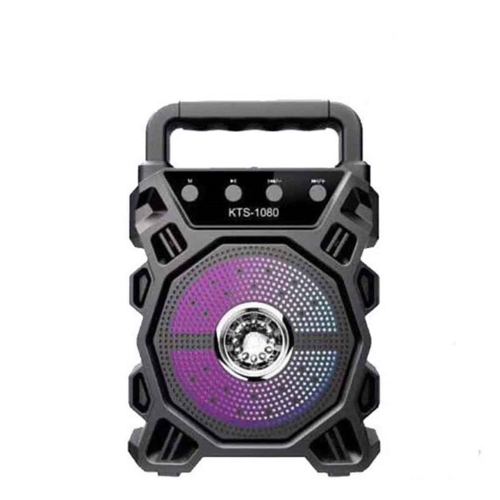 ลำโพงบลูทูธไร้สายแบบพกพา รุ่น KTS-1080 ลำโพงคาราโอเกะ (ไม่แถมไมค์) | Shopee Thailand