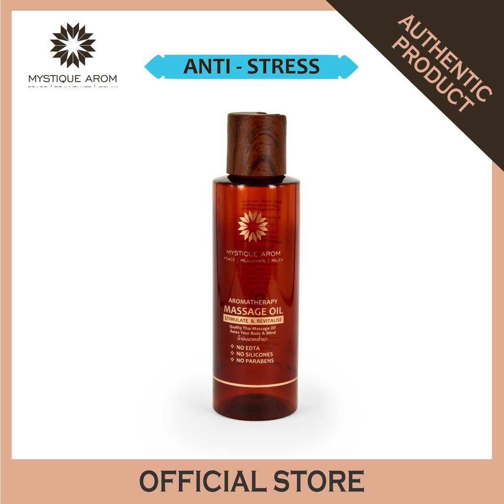 MYSTIQUE AROM มิสทิค อารมณ์ น้ำมันนวดอโรมา Aromatherapy Massage Oil ...
