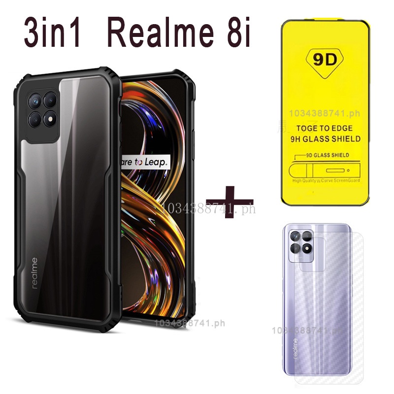 Realme 8i / Realme 8 4G 5G 3in1 สําหรับ Ralme8pro ฟิล์มกระจกนิรภัยแบบ ...