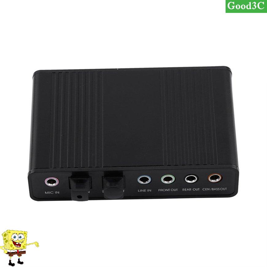 [Good] Audio Output Adapter External Sound Card 6 Channel 5.1 SPDIF USB ...