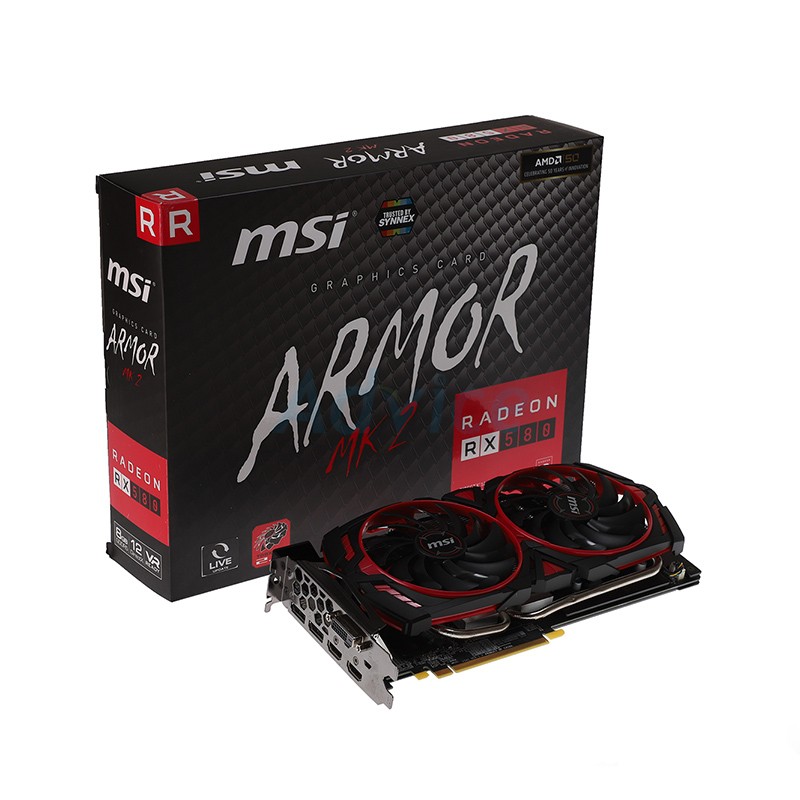 8GB GDDR5 AMD RX580 MSI ARMOR MK.2 OC | Shopee Thailand