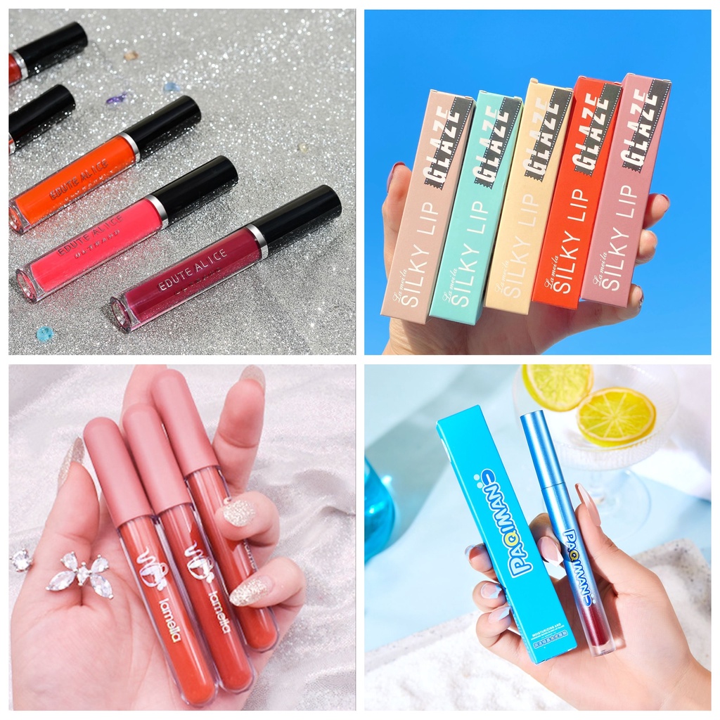 C663พร้อมส่ง ลิปสติก สีสวย ติดทน ลิปสติกแท้แบรนด์รุ่น 6 สี | Shopee Thailand