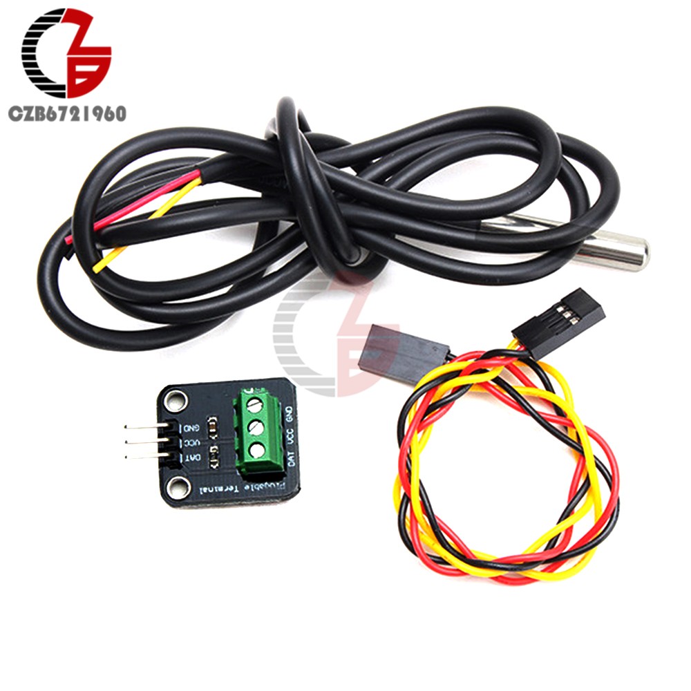 3V-5.5V DS18B20 Waterproof Temperature Sensor Probe Module DIY KIT ...