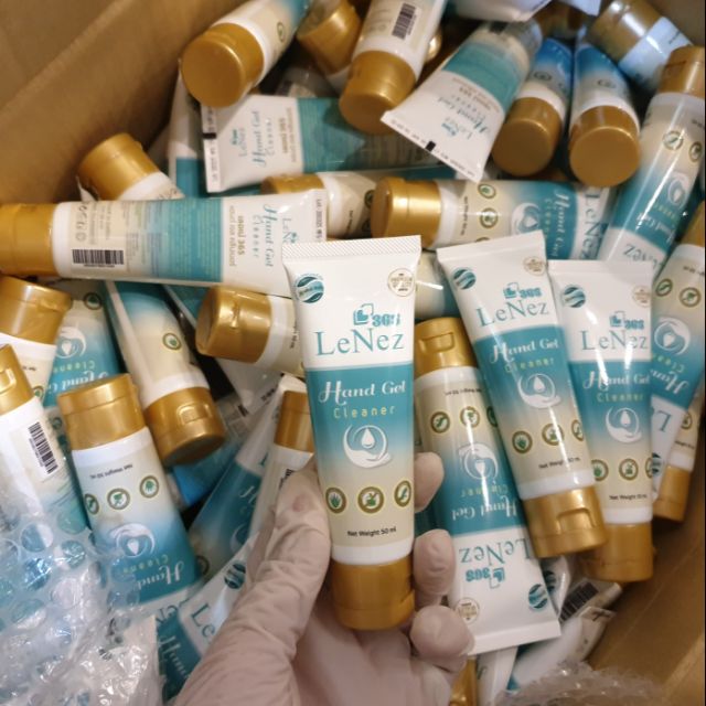 Lenez 365 alcohol gel 50ml เจลล้างมือ | Shopee Thailand