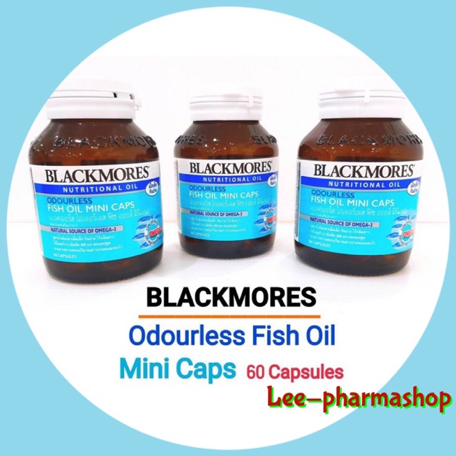 Blackmores Odourless Fish Oil Mini Caps 30's/60's | Shopee Thailand