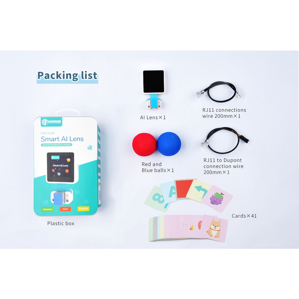 Smart AI Lens kit for micro:bit ชุดเรียนรู้ปัญญาประดิษฐ์ใช้ร่วมกับไมโคร ...