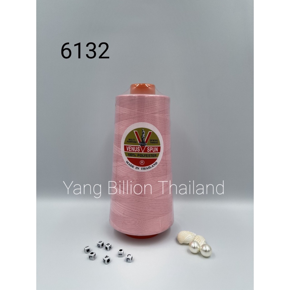 ด้ายเย็บผ้าวีนัส ด้ายหลอดใหญ่ ด้ายCMPเบอร์ 60 30/2 แกนส้ม 270g Venus ...