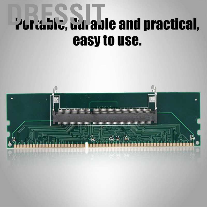 Dressit-th เพิ่มเติมแปลงเมมโมรี่การ์ด Dressit Ddr3 Sodimm Slot Dimm 240 ...