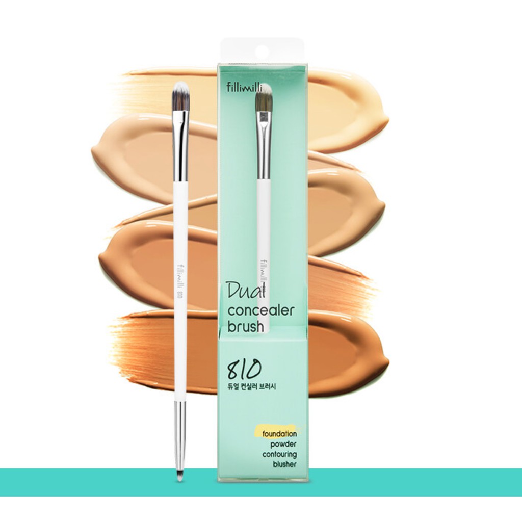 Fillimilli 810 Dual Concealer Brush แปรงคอนซีลเลอร์ 2 หัว | Shopee Thailand