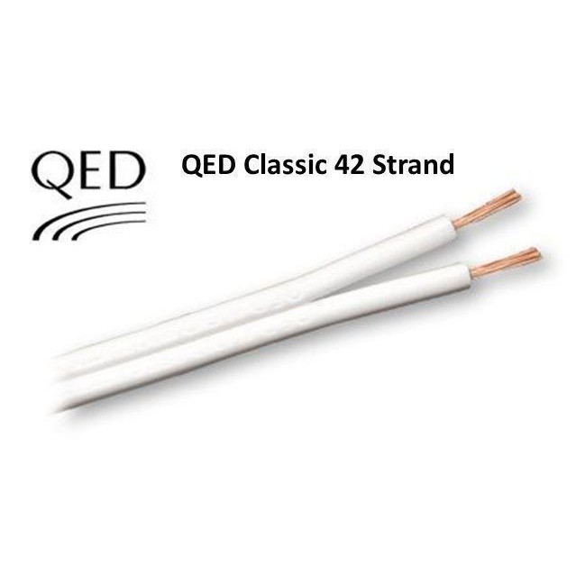 QED 42 Strand Speaker Cable เหมาะทำเป็นสาย Surround หรือ เครื่องเสียง ...