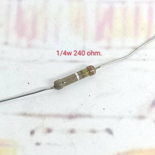 1/4w Resistor Carbon Film Japan 1/4w วัตต์ ตัวยาว (10 ตัว) | Shopee ...