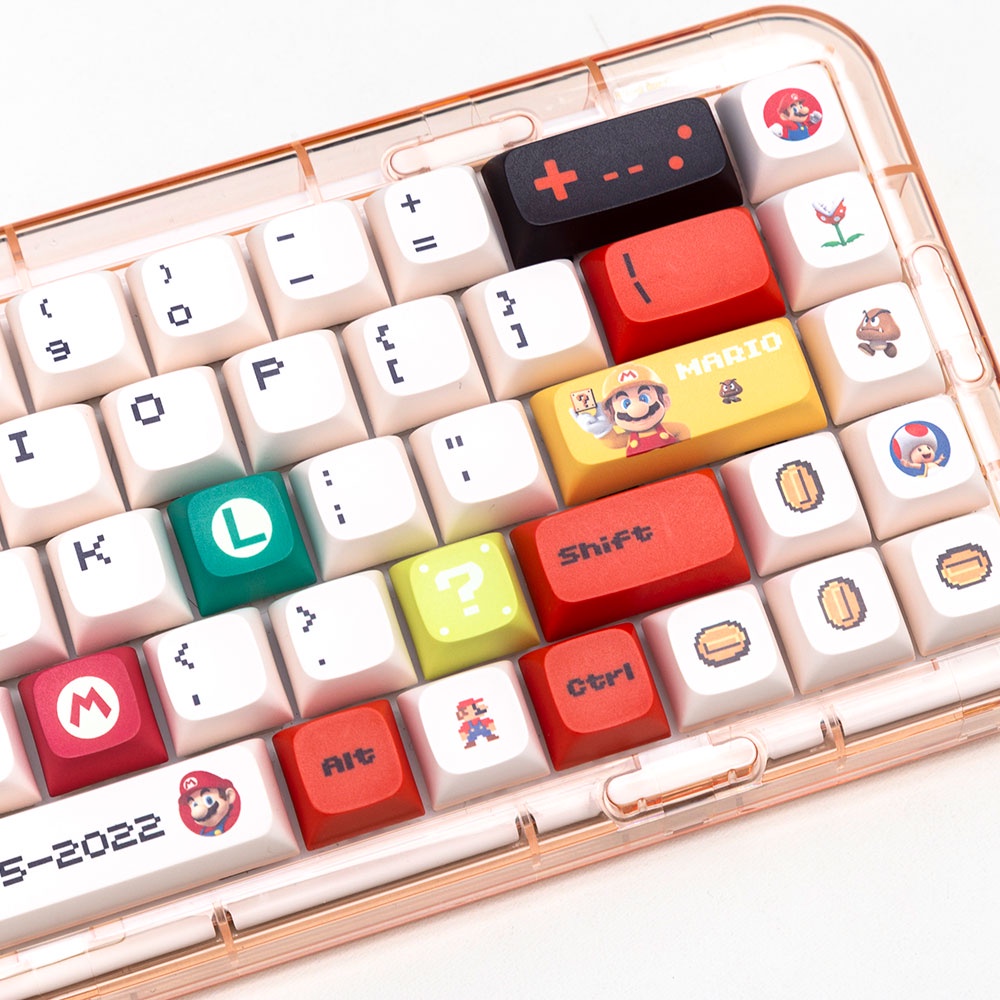 [144keys] 2024 Super Mario Keycaps XDA profile PBT material Dye ...