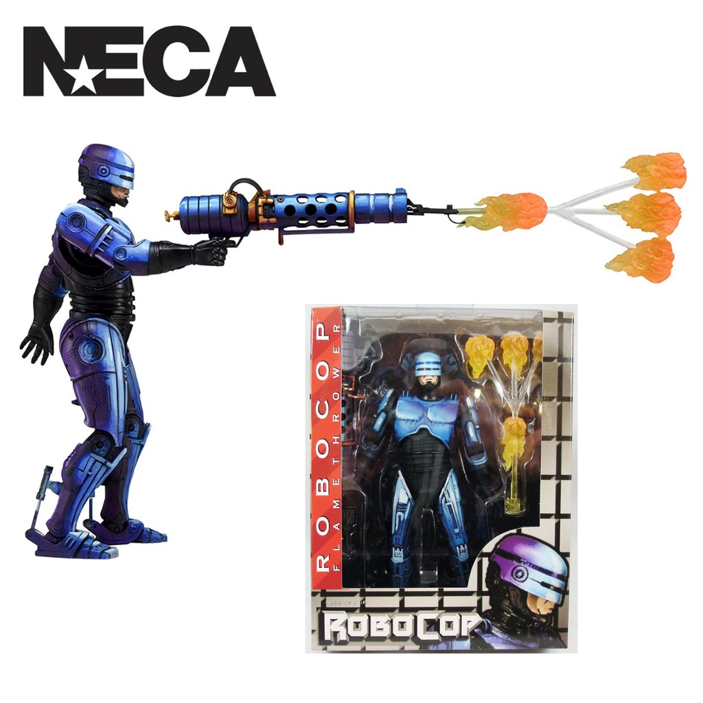 (Sold Out) NECA "Robo Cop Vs. The Terminator" - Flamethrower Robo Cop ...