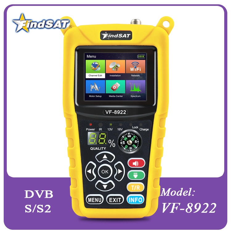 Mastersat HD SAT Finder DVB-S2 เครื่องวัดสัญญาณทีวี เครื่องวัดสัญญาณดาวเทียม FINDSAT รุ่น VF ...