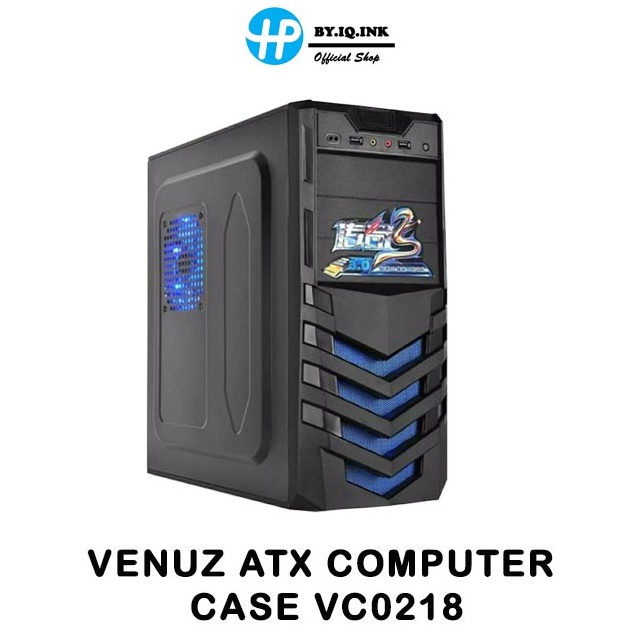 VENUZ ATX Computer Case VC0218 - Blueปรกัน 1ปี | Shopee Thailand