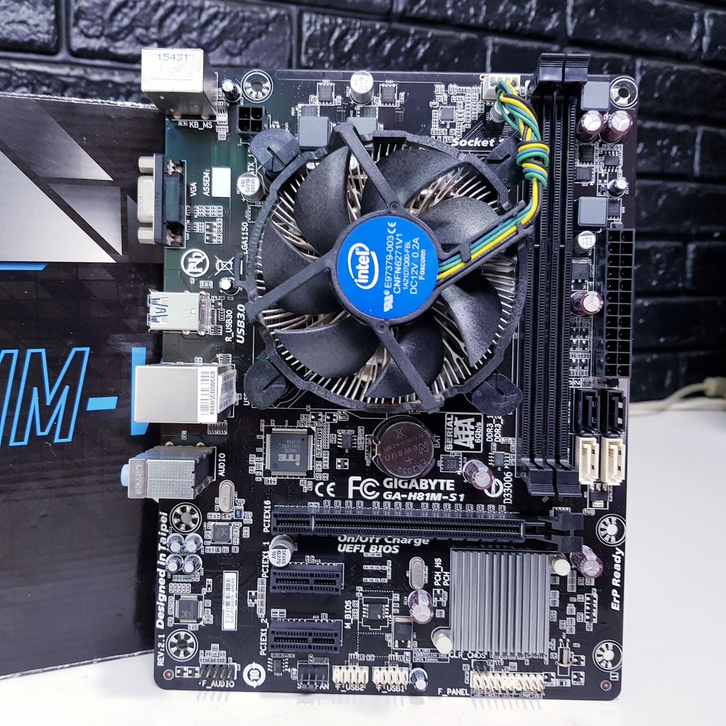 [COMZING] **มือสอง เมนบอร์ดพร้อมCPU เมนบอร์ด Socket 1150 + CPU Core i3 ...