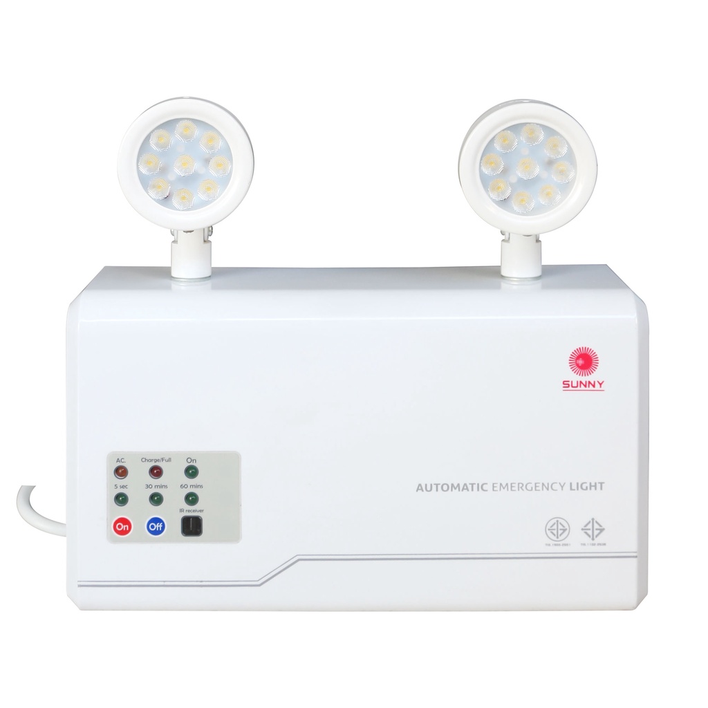 Sunny ไฟฉุกเฉิน LED 2 x 9W แสงขาว (DL) รุ่น CU209CD4 สีขาว | Shopee ...