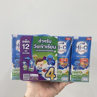(แพ็ค 12) Hi-Q 4 Explorer Prebio-Proteq UHT Milk ไฮ-คิว 4 ...