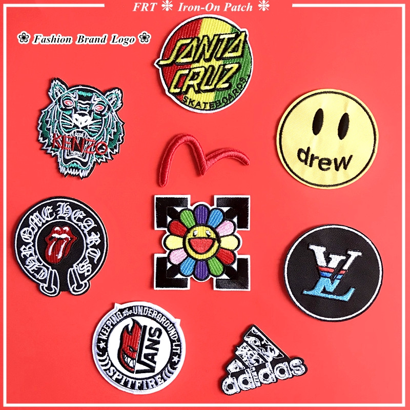 ☸ Fashion Brand Logo Crossover Patch ☸ 1Pc DIY Sew on Iron on Badges ...