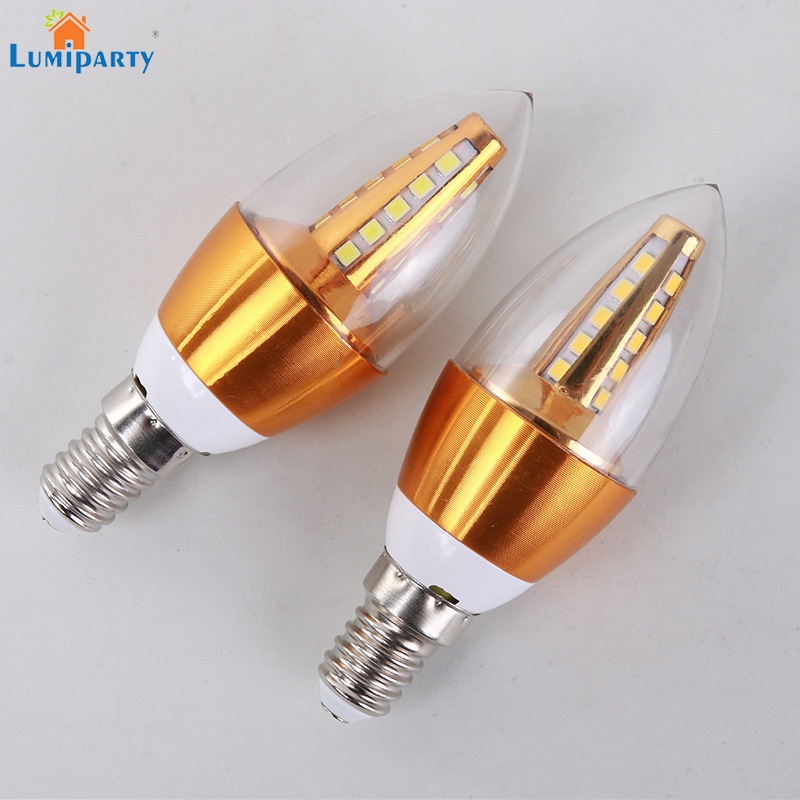 ♙☁☇LumiParty 220V 5W หลอดไฟ Led E14อลูมิเนียมกันน้ำประหยัดพลังงานหลอดไฟอุณหภูมิสี: 5วัตต์ ...
