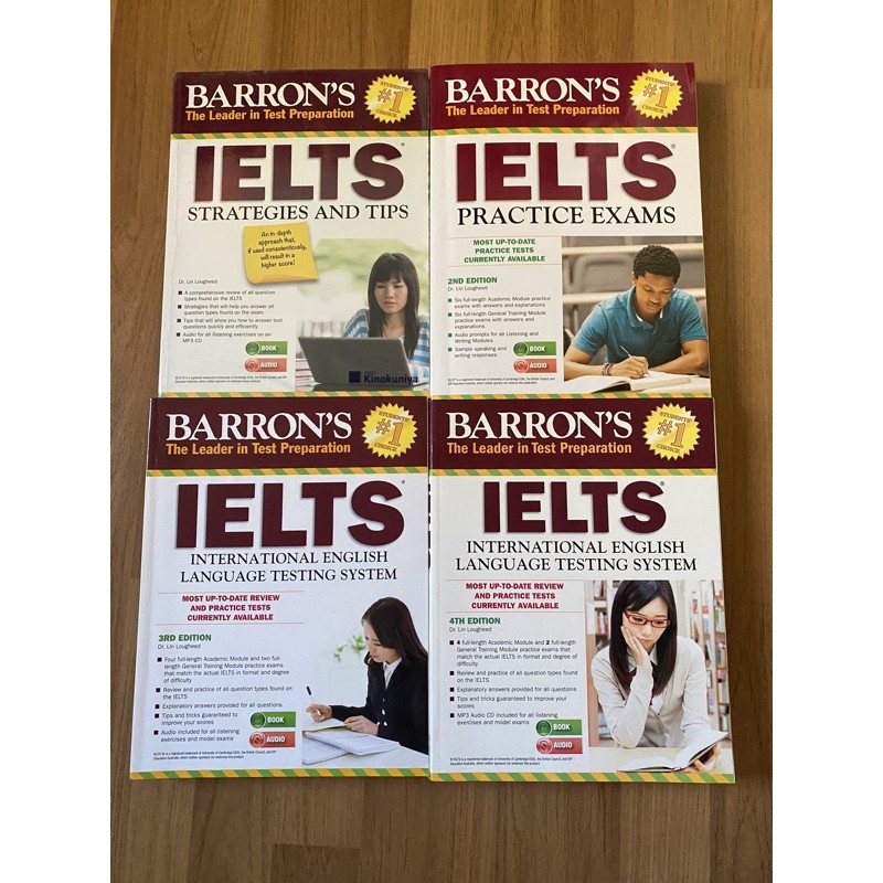 Barron’s IELTS หลังสือเรียนภาษาอังกฤษ เพื่อสอบ IELTS พร้อม CB | Shopee ...