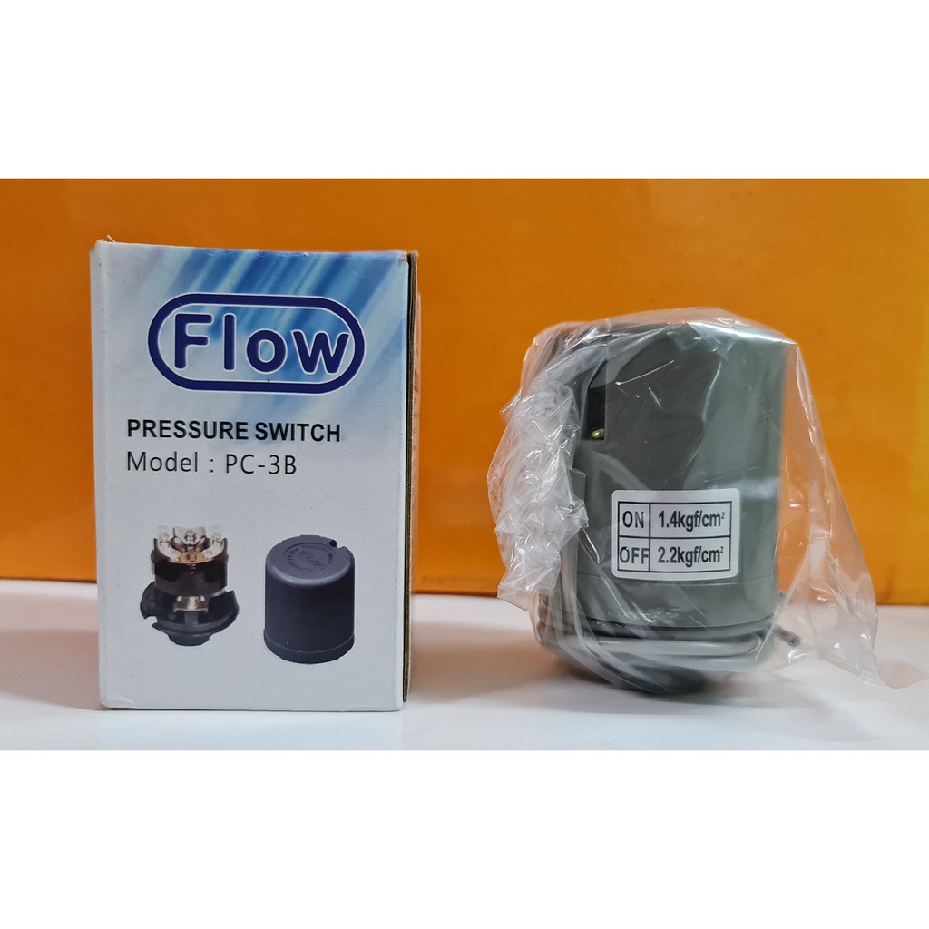 Pressure Switch สวิตซ์ แรงดันปั๊มน้ำ Flow MODEL PC-3B ขนาดแรงดัน 1.4 ...