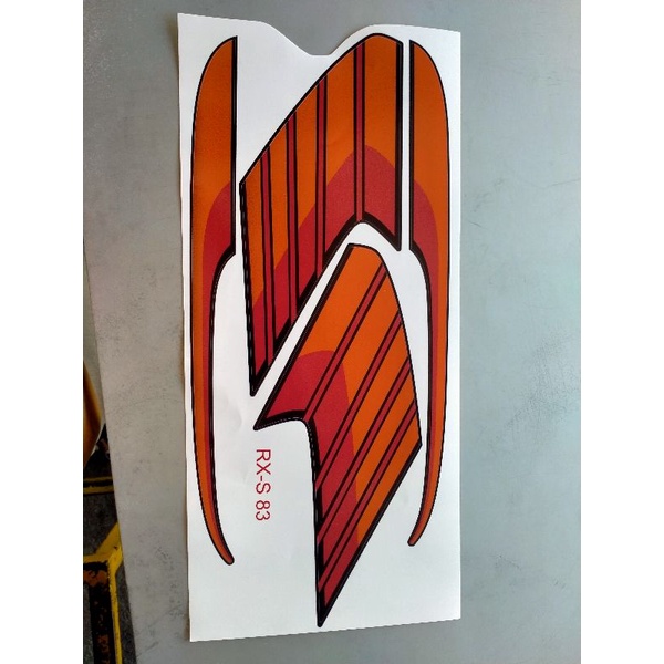 สติ๊กเกอร์ติดรถ Yamaha RXS ปี83 หมึกพิมพ์ญี่ปุ่นมิกากิ พร้อมไดคัท ...