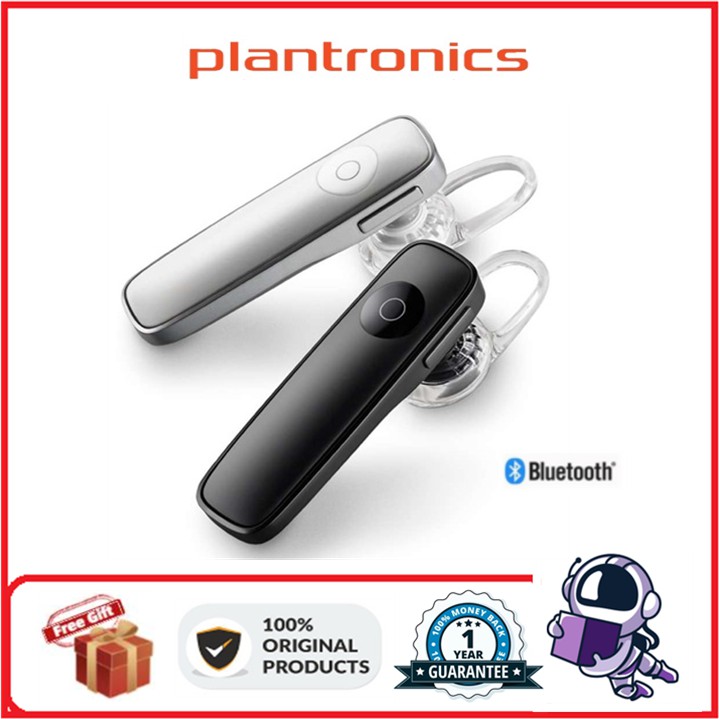ชุดหูฟังบลูทูธไร้สาย Original Plantronics M 165 | Shopee Thailand