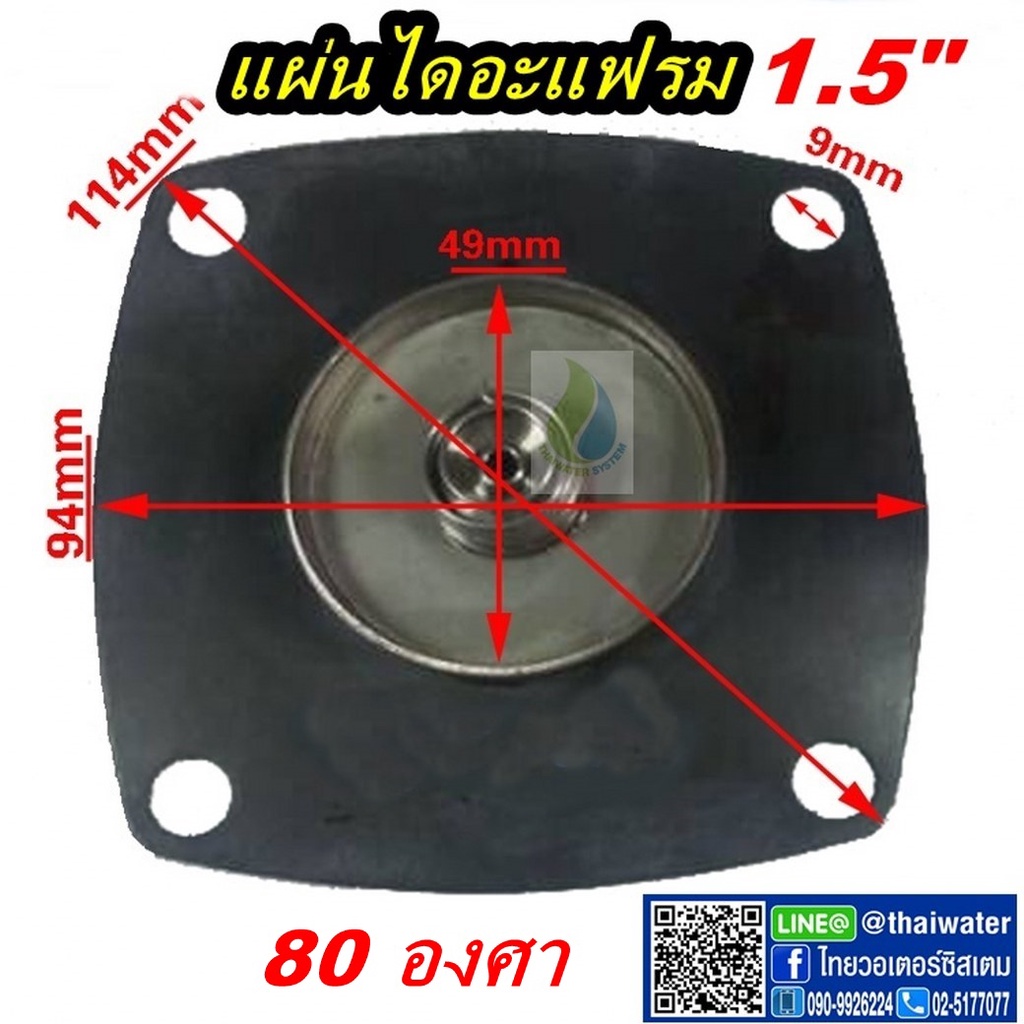 แผ่นไดอะแฟรม โซลินอยด์วาล์ว ทนอุณหภูมิ 80-150 องศา SYPO | Shopee Thailand
