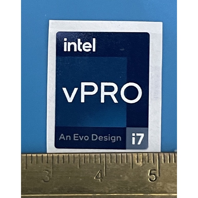 สติ๊กเกอร์โลโก้ intel i7 vpro evo 12th gen ori2022 | Shopee Thailand